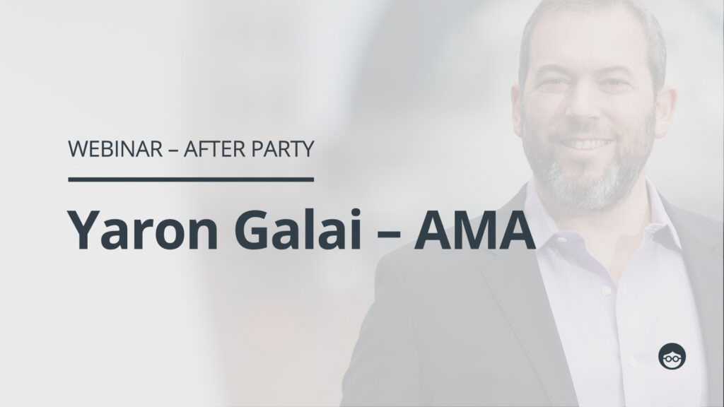 [Webinar Recap] Yaron Galai: Ask Me Anything | Outbrain Blog
