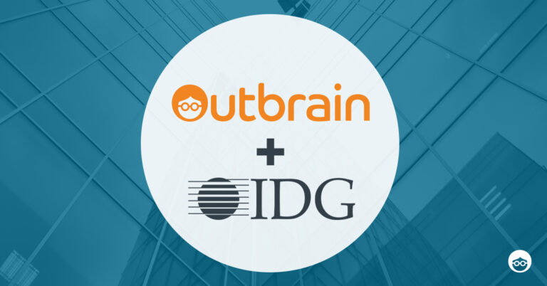 Outbrain and IDG Announce Strategic Partnership | Outbrain PR