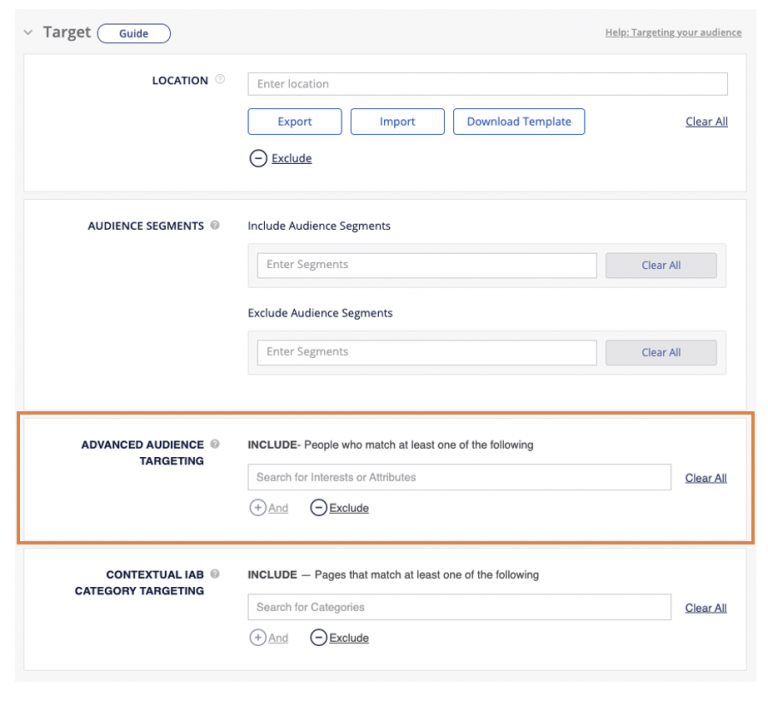 Advanced Targeting | FAQ | Advanced Campaign Optimizations | Outbrain ...