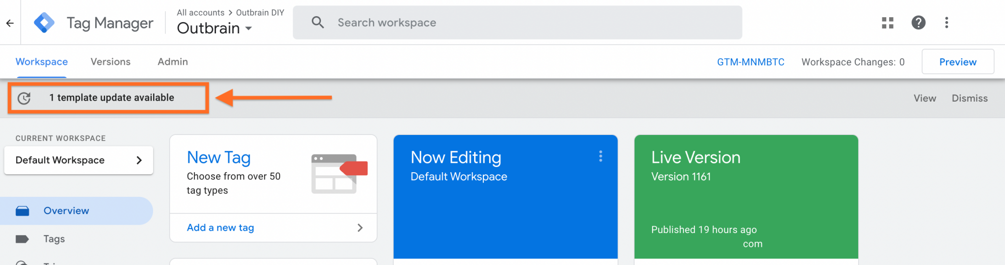 Install Outbrain Pixel On GTM | Conversion Tactics | Outbrain Help