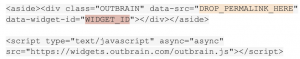 How to implement Outbrain’s JS code? – outbrain Help