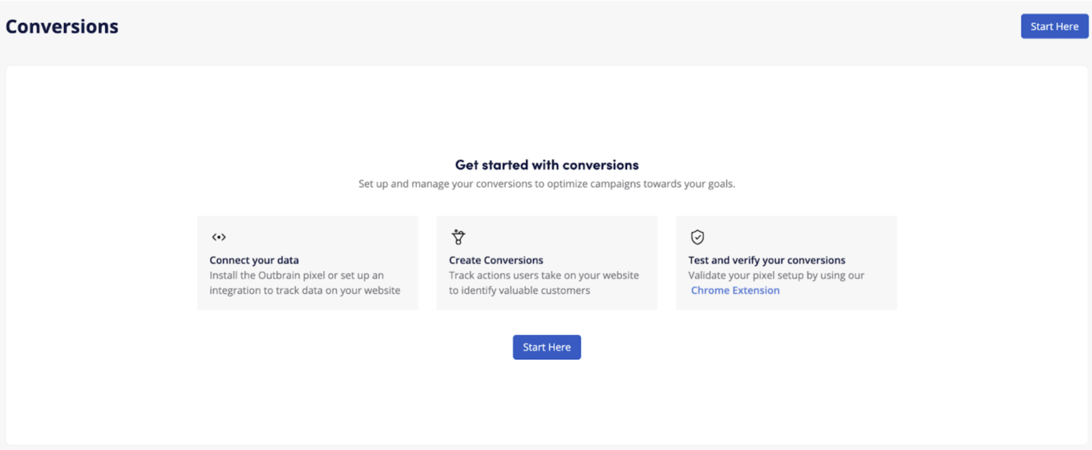 How do I create conversions using the Outbrain pixel? – Outbrain Help