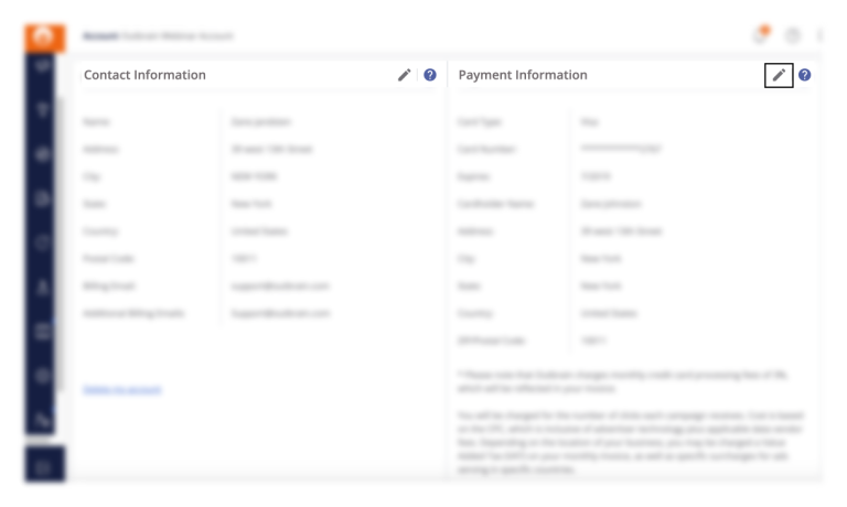 How do I edit my payment method and/or contact information? – Outbrain Help