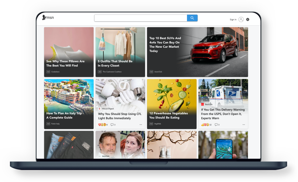 Advertise on MSN | Outbrain.com